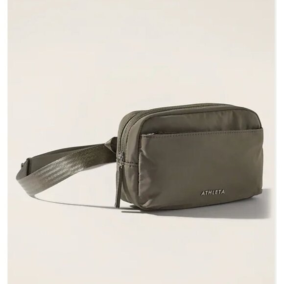 Athleta | Bags | New Athleta All About Crossbody Belt Bag Moss Green ...